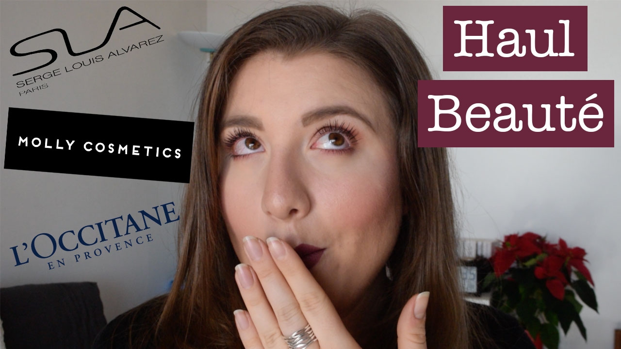 Haul ♡ Mes derniers achats beauté SLA L'Occitane Molly Cosmetics - YouTube