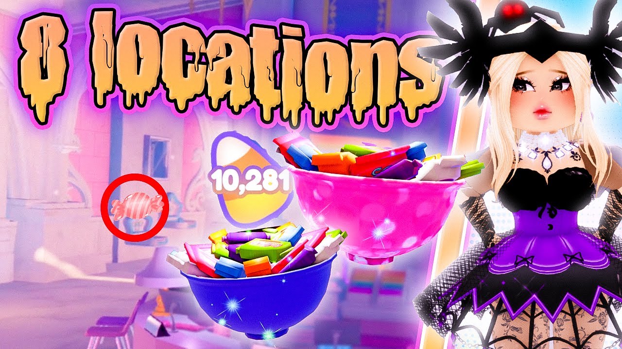 🍬*EVERY* Candy LOCATION & more coming! | Royale High Roblox - YouTube