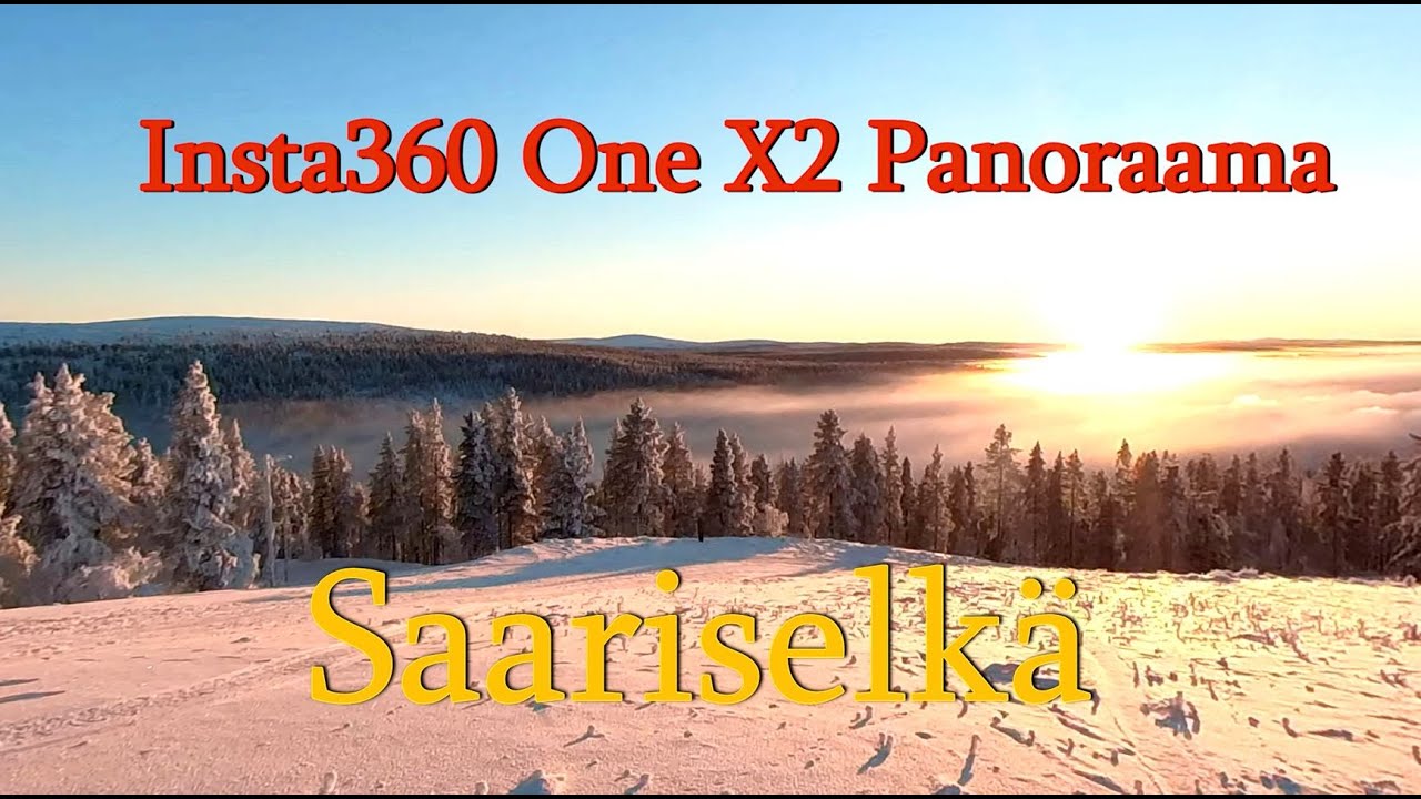 Saariselkä Kaunispää tunturi. Lapin maisemat talvella Marraskuussa ...