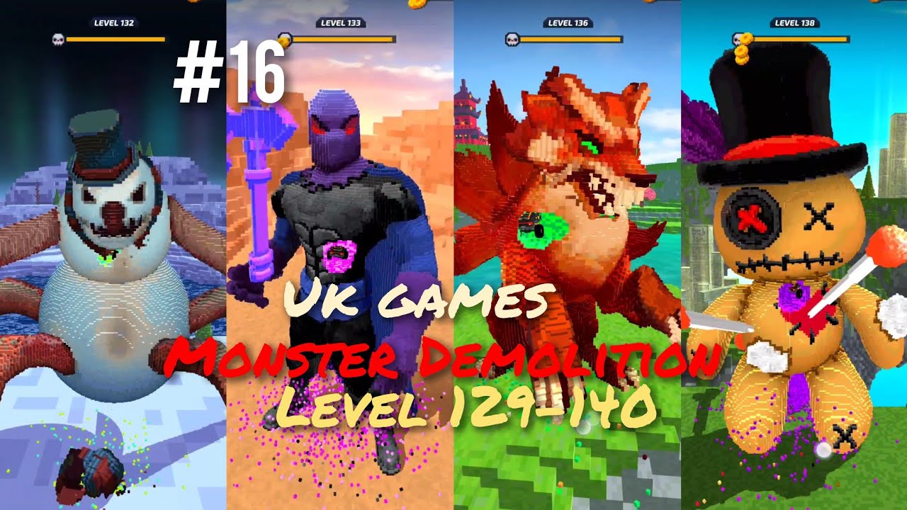 Monster Demolition-Giants 3D | Level 129-140 |Gameplay | Playstore ...