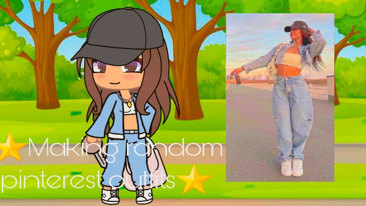 ⭐Making random outfits from pinterest⭐ Series 1•Episode 1|Izsaplayz ...