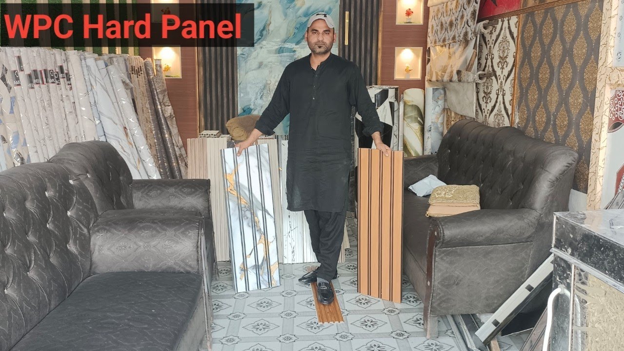WPC Hard Panel New color PVC Pailling UV Merble Foming Sheet - YouTube