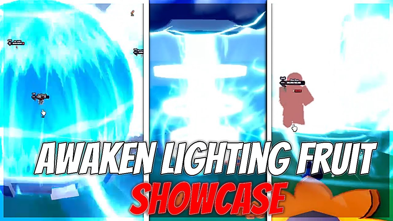 HOW TO AWAKEN LIGHTING & SHOWCASE (One Fruit Simulator) - YouTube