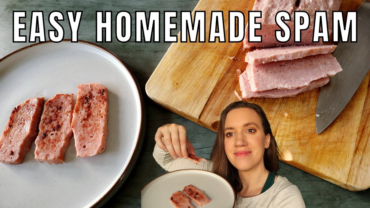 SUPER EASY HOMEMADE SPAM!!! 10 min prep time!! MAKE SPAM AT HOME! - YouTube