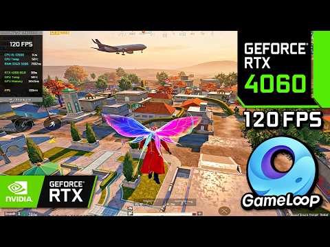 RTX 4060 8GB in 2026 🔥 | PUBG MOBILE 120 FPS PC Emulator Gameloop Gameplay (iPad View)
