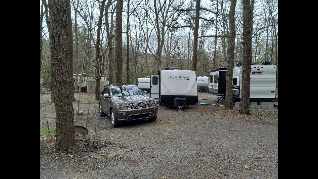 Jim Thorpe Camping Resort site 61 - YouTube