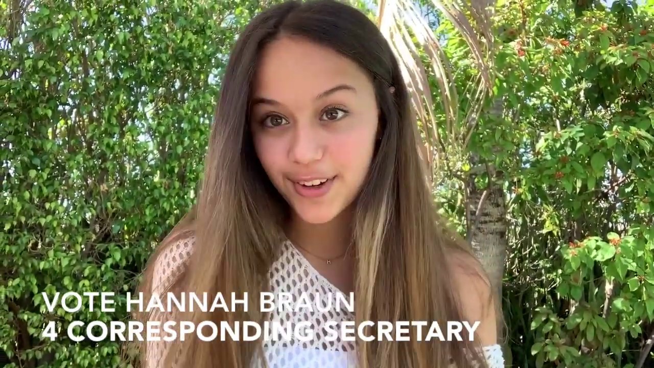Hannah Braun- Campaign Video - YouTube