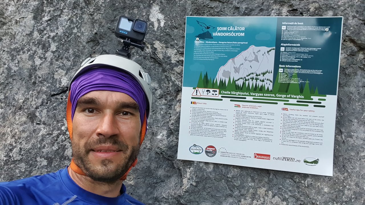 Romania - Via Ferrata - Vargis Gorge - Soim Calator - YouTube