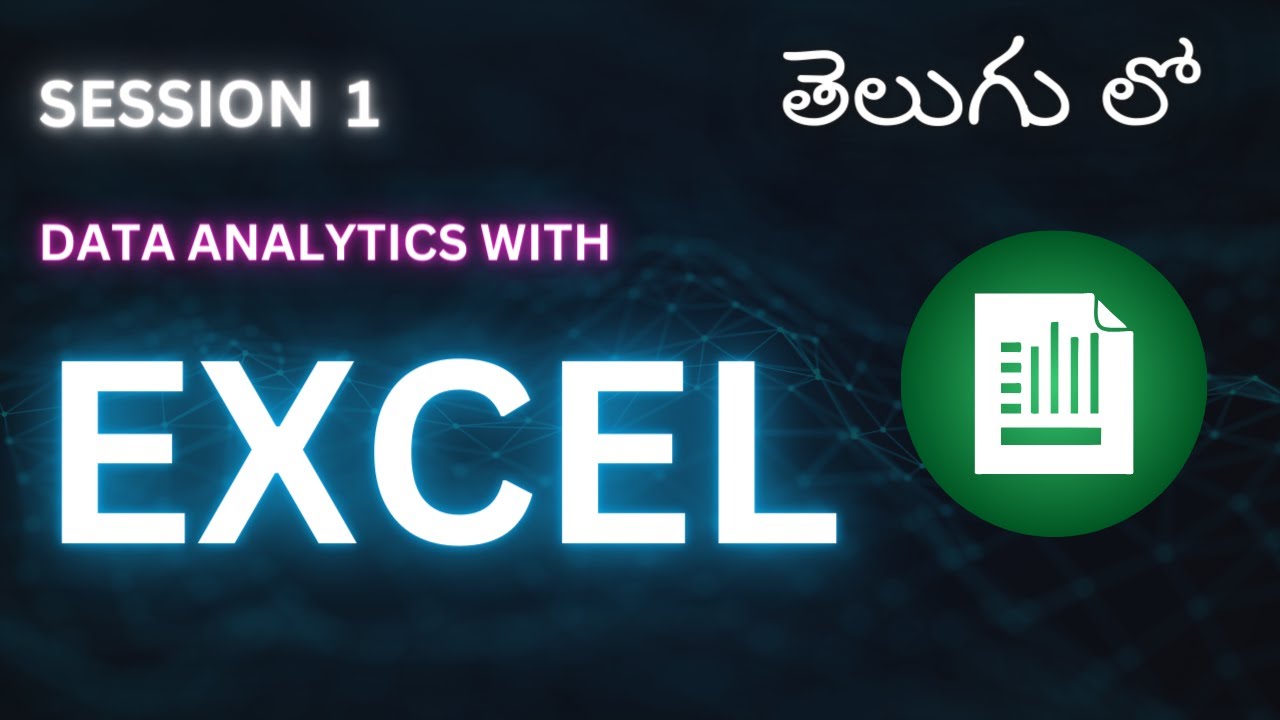Data Analysis with Excel - 01 - YouTube