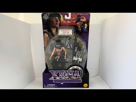 Vintage 1998 Xena Warrior Princess Harem Xena With Pillar Of Power Action Figure - Lucy Lawless