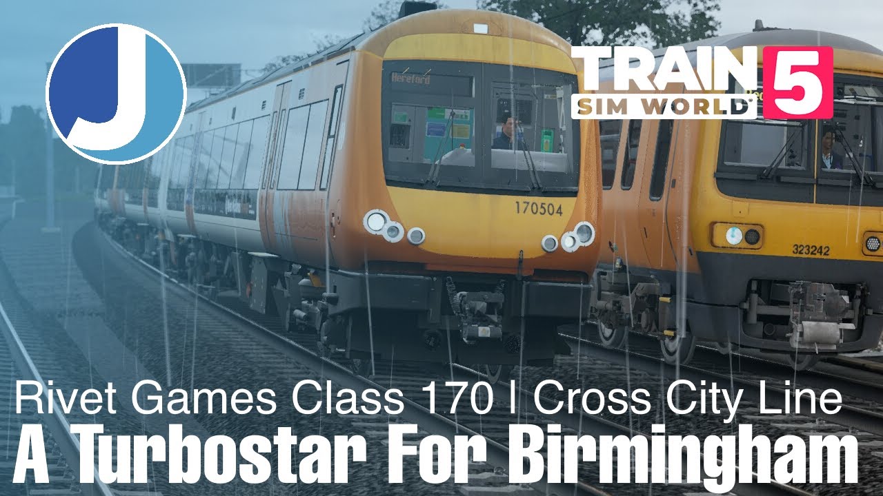 The New West Midlands Turbostar | Class 170 | Train Sim World 5 - YouTube