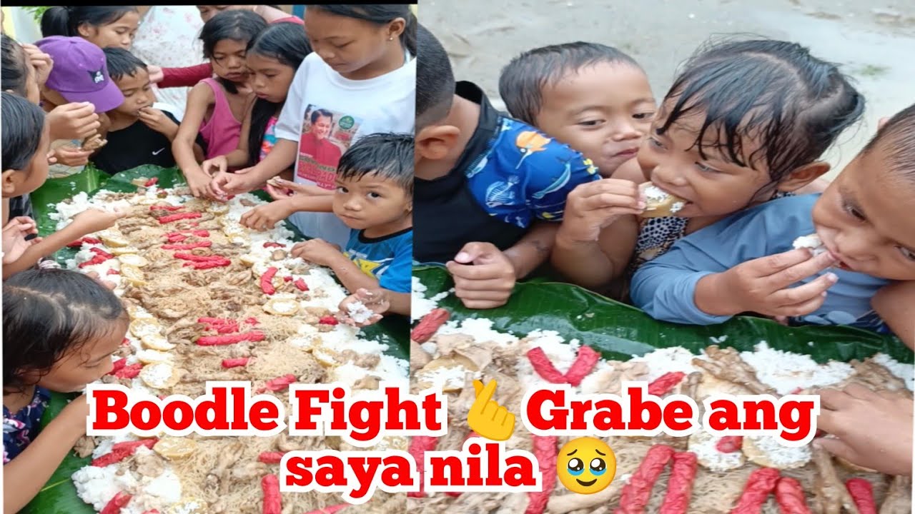 MUKBANG 🫰 Kids Boodle Fight Happy ang mga bata 🫶 - YouTube