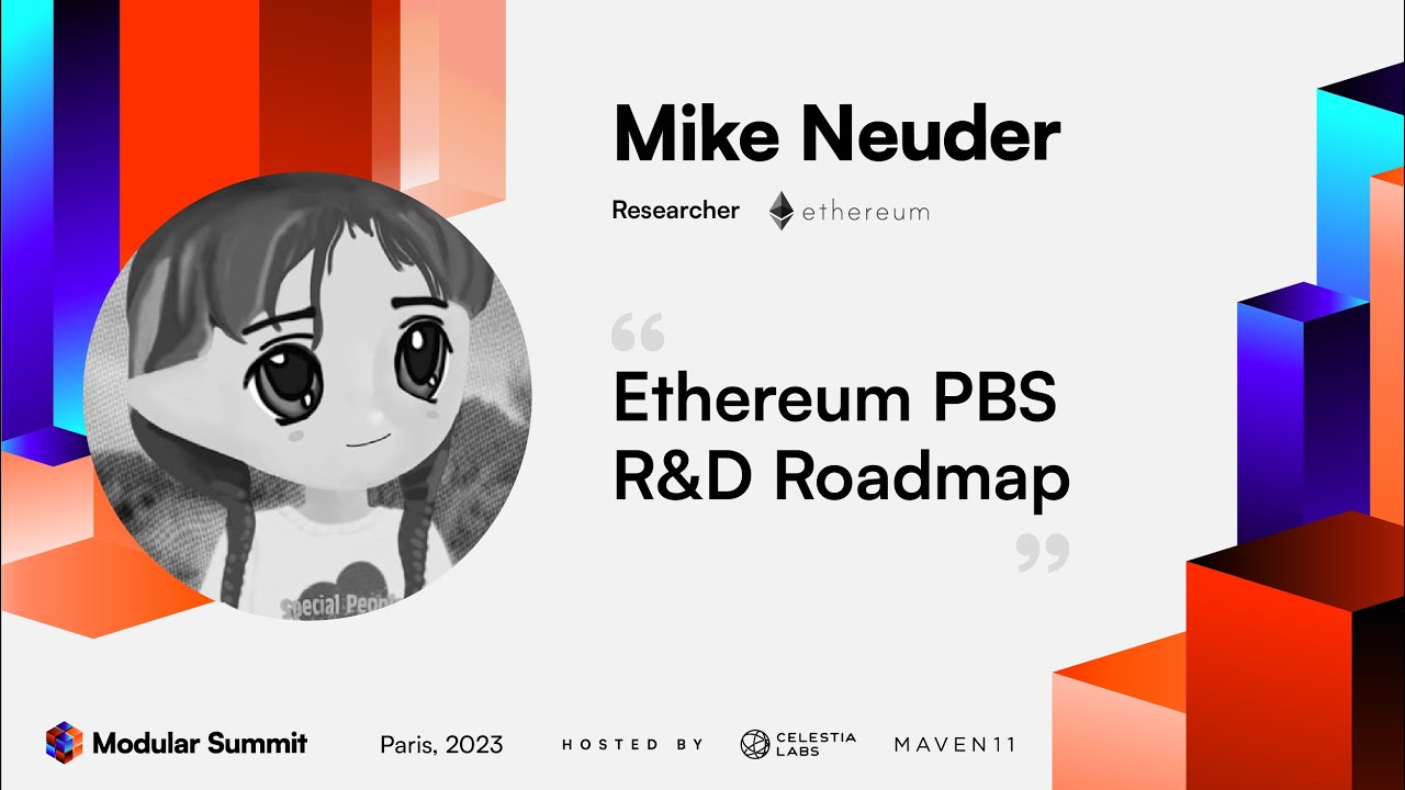 Ethereum PBS R&D Roadmap - Mike Neuder - YouTube