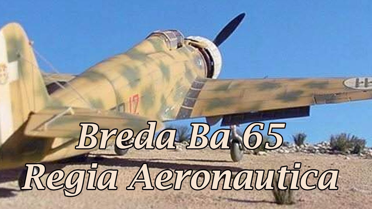 Breda Ba 65 ground attack aircraft - Regia Aeronautica - Italian Royal ...