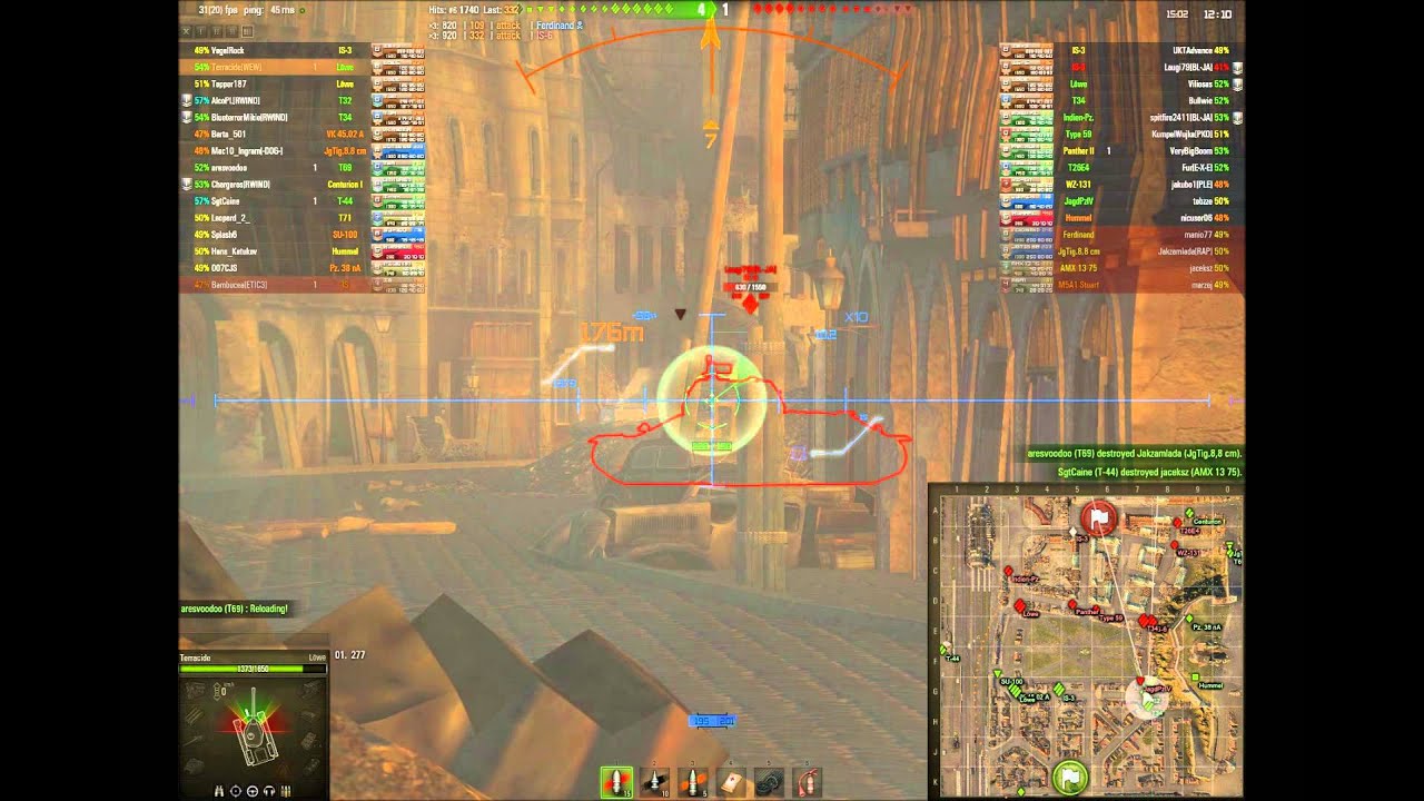 WoT - Löwe - Tier 8 - Sidescraping ^^ - YouTube