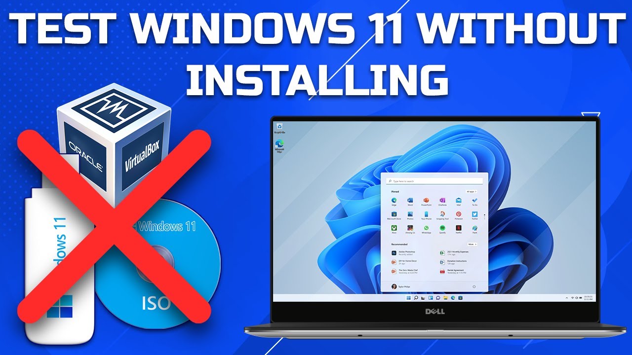 How to Test Windows 11 Without Installing - YouTube