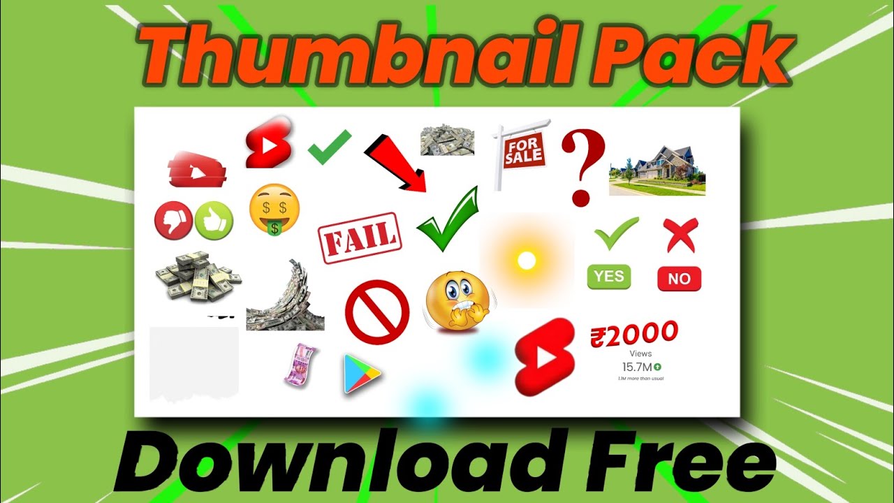 How to download thumbnail pack || Thumbnail pack download kaise kare ...