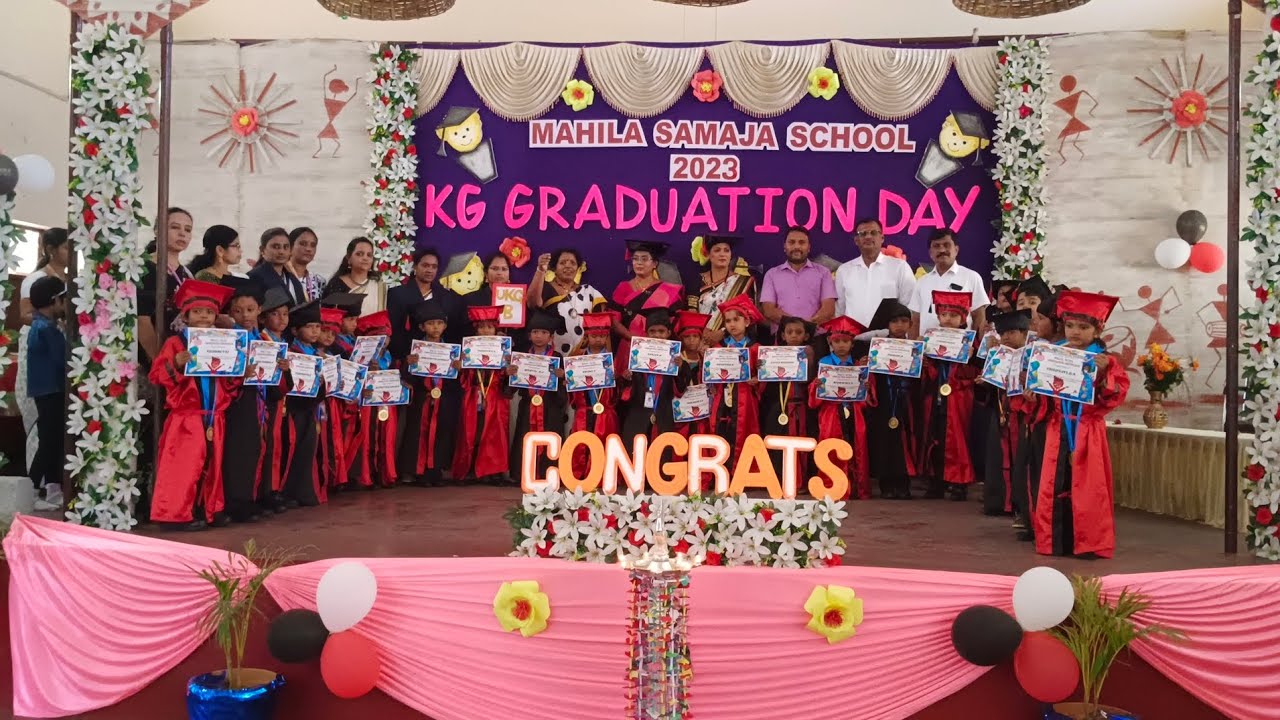 Mahila Samaja Graduation day for KG kids. ... - YouTube