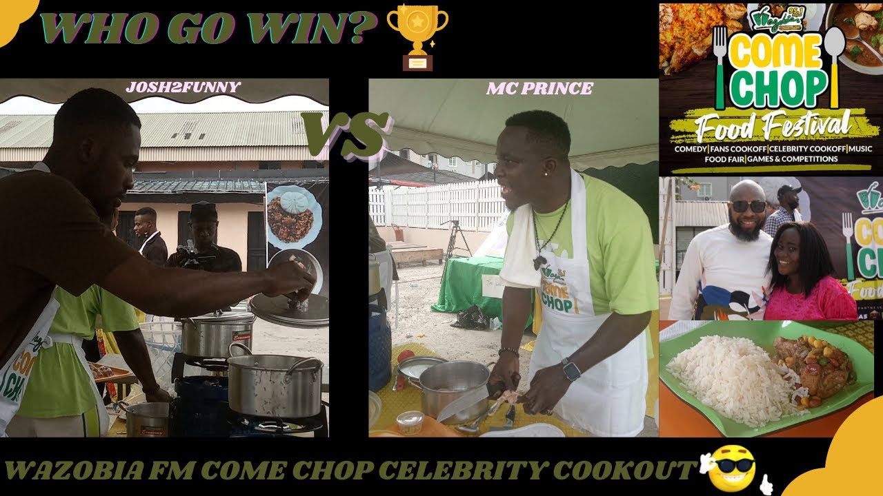 JOSH2FUNNY VS MC PRINCE A.K.A MR HYENANA WAZOBIA FM CHOP PARTY 🎥 GLORY ...