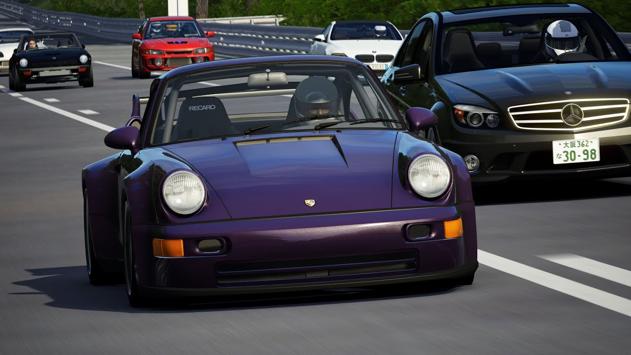 Tuned Porsche 911 964 vs tuned cars at Le Mans / Assetto Corsa gameplay ...