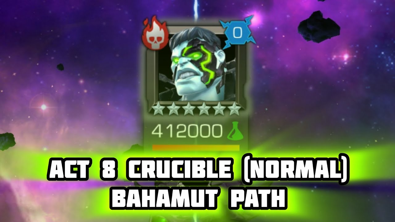 Act 8 Crucible (NORMAL) Bahamut Path guide #mcoc #Act8Crucible - YouTube