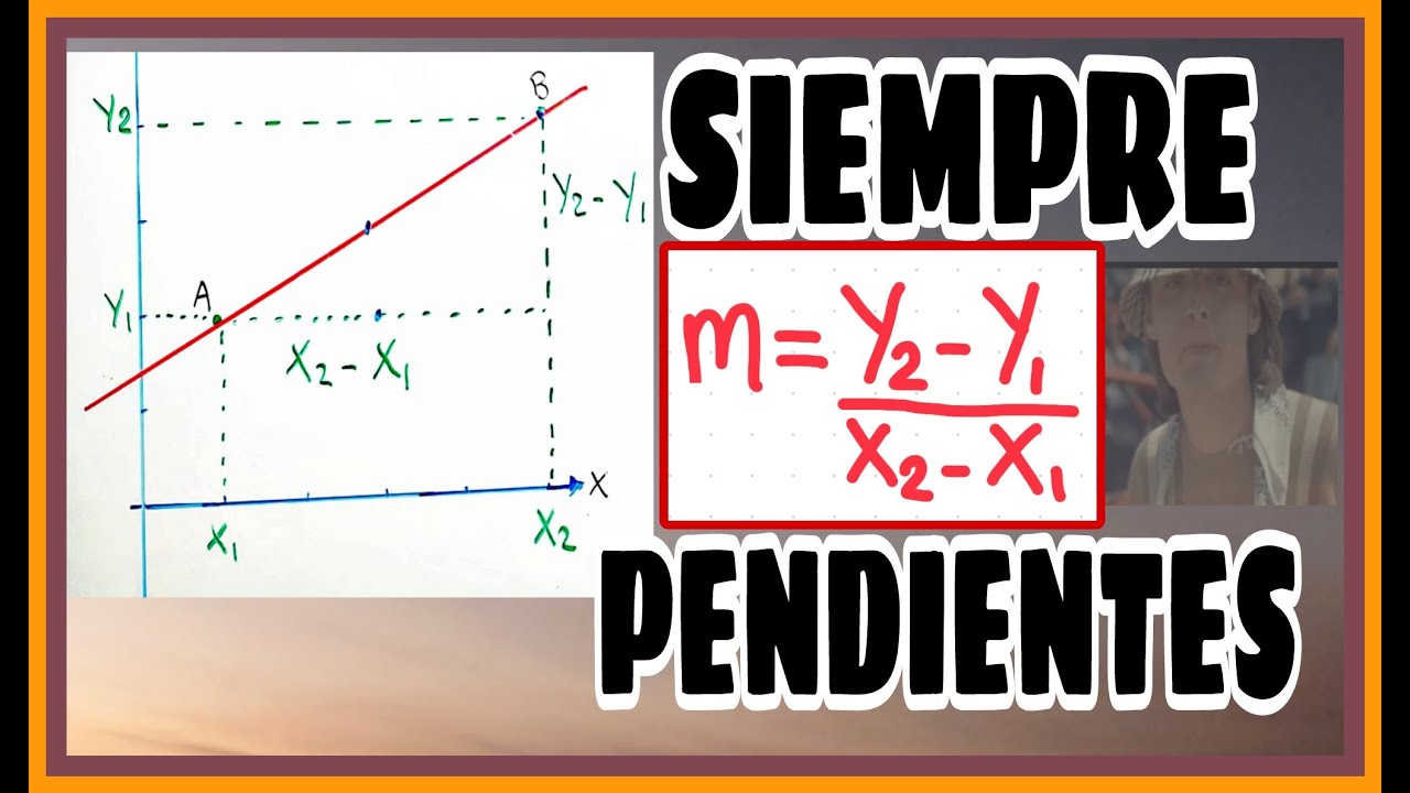 ¿Qué es la PENDIENTE DE UNA RECTA? - YouTube
