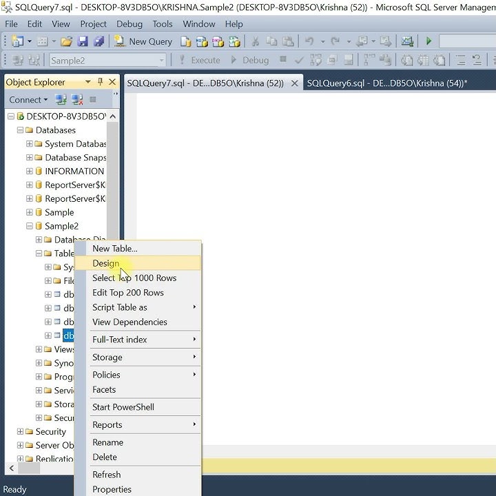How to allow null in the column of table in SQL ? SQL me table ke column me Null ko Allow kaise ...