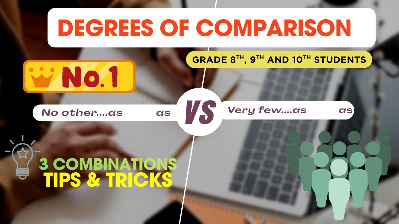 Degrees of Comparison- 3 important combinations #english #grammar # ...