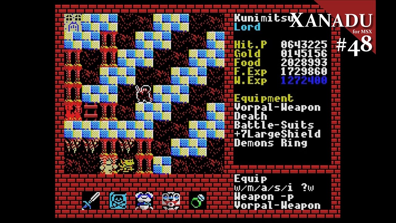 【Play】MSX ザナドゥ #48 レトロゲーム - YouTube