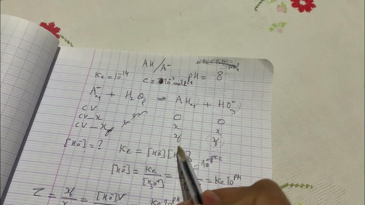 acide base exercice corrigé #2bac - YouTube