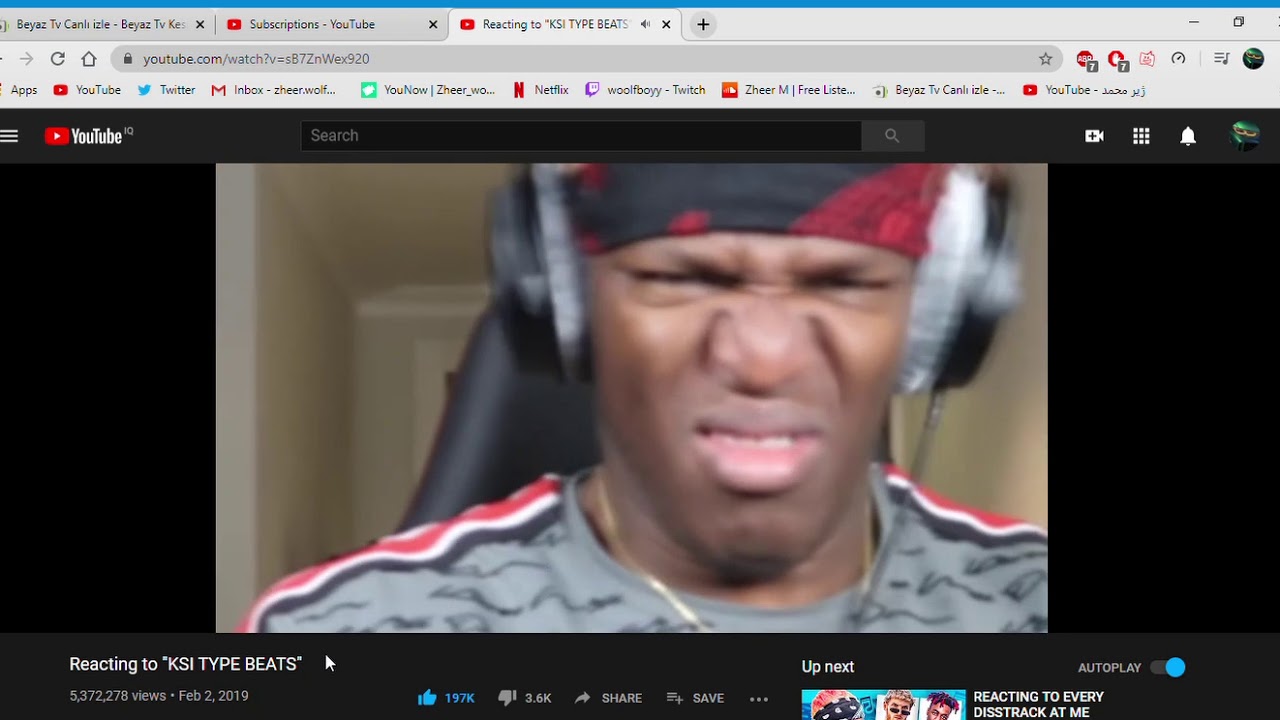 Reacting to KSI TYPE BEATS 2020-- - YouTube