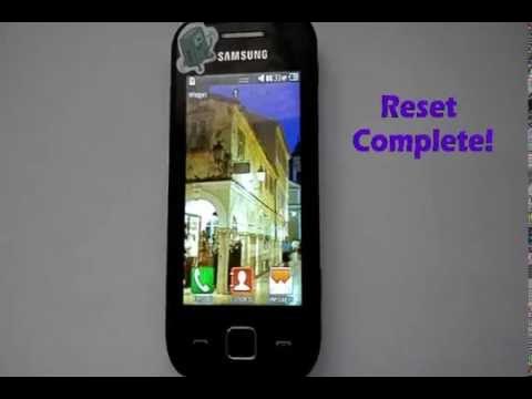 How To Reset A Samsung GT-S5253 (Wave 525) - YouTube