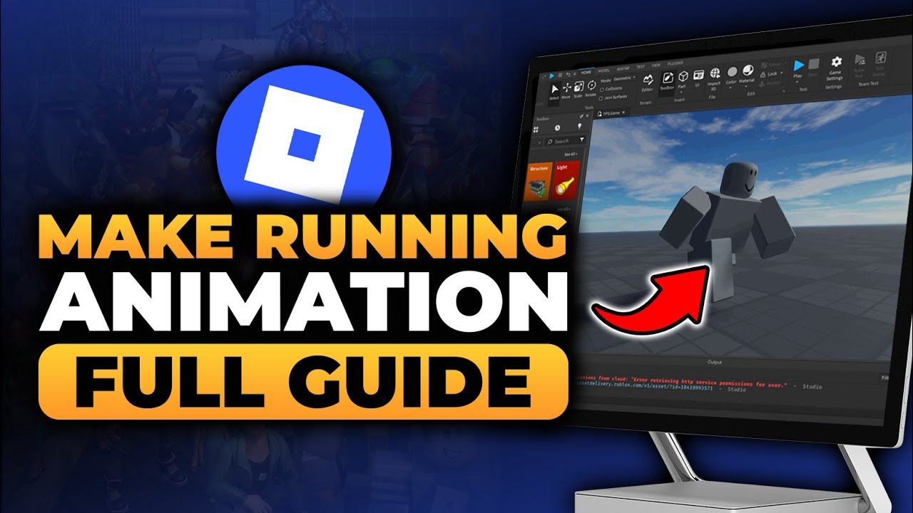 How To Make a Running Animation in Roblox Studio (FAST & EASY) | 100% ...