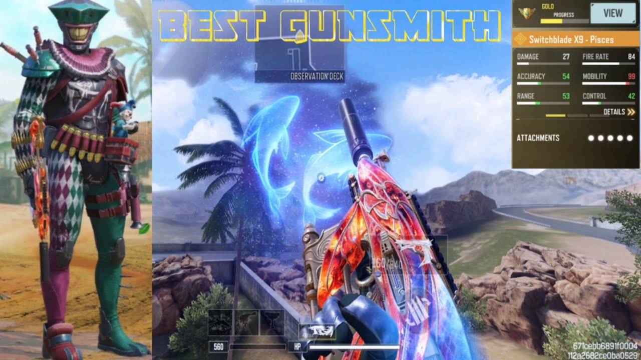 Switchblade X9- Pisces Best Gameplay|Call Of Duty Mobile - YouTube