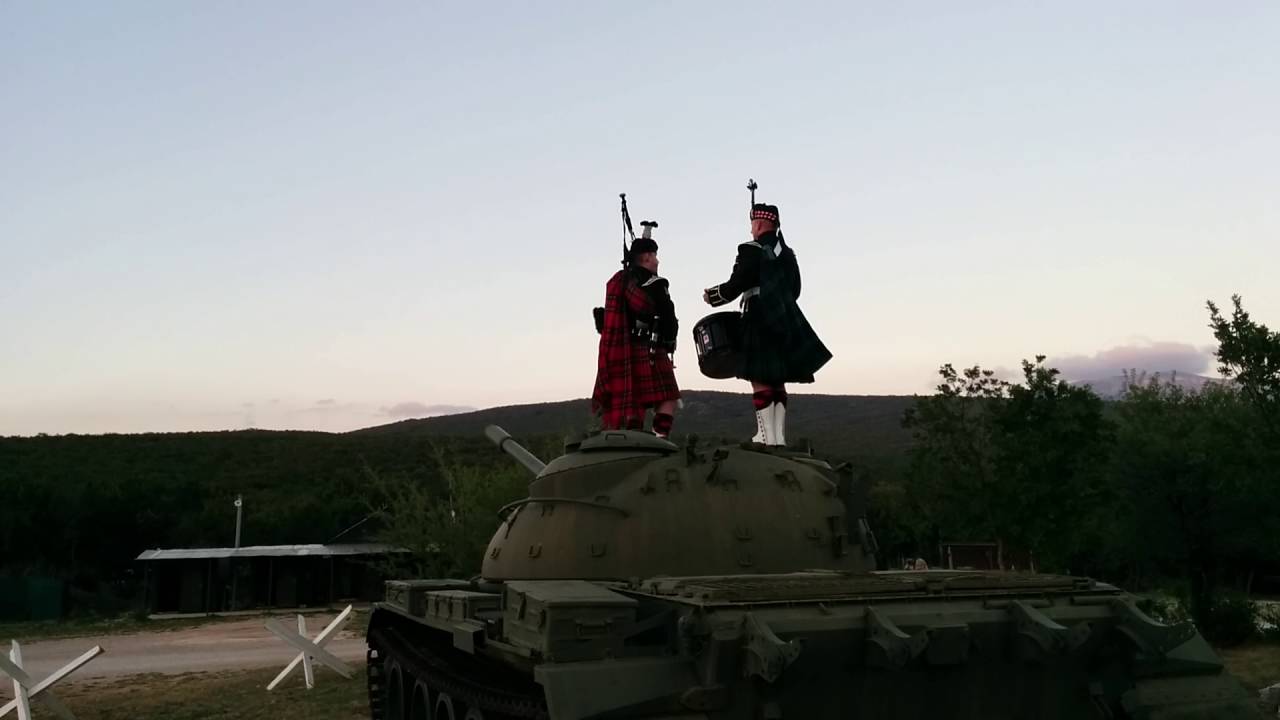 7 Scots piper and drummer perform at Exercise Sava Star in Croatia ...