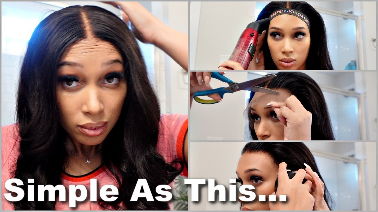 🙌🏽 Straight To The Point! Beginner Friendly Lace Wig Install | NO WORK ...