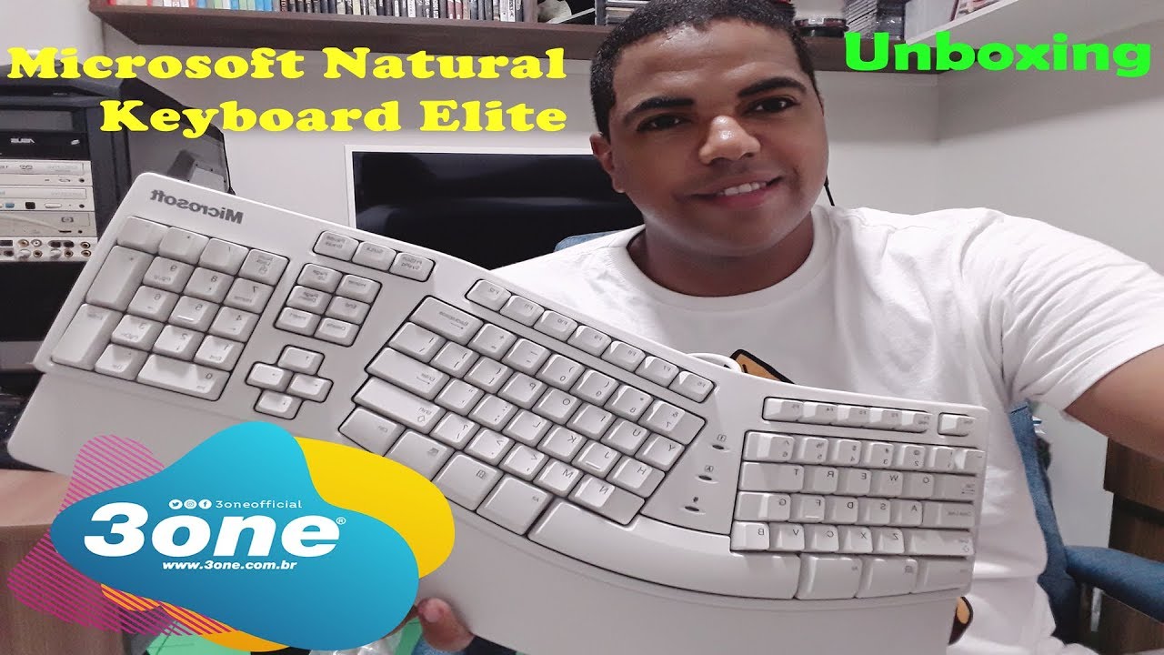 Microsoft Natural Keyboard Elite - Unboxing - YouTube