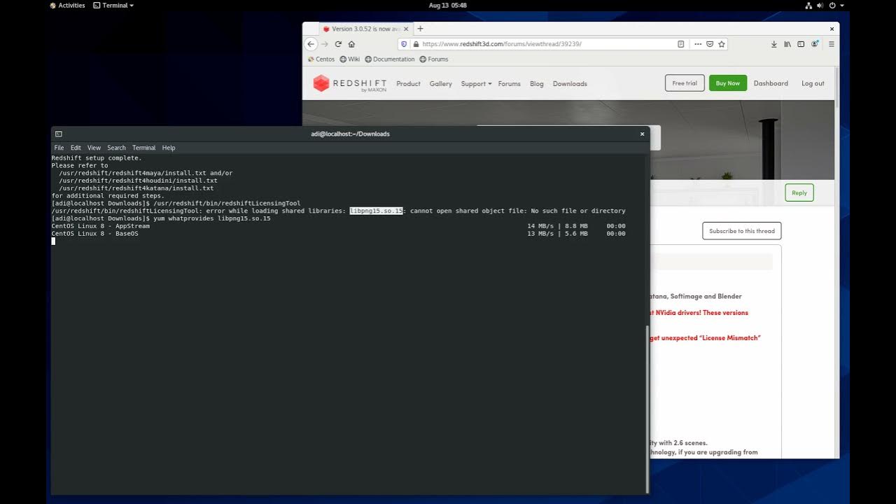 Installing Redshift in Linux (Centos 8.4) - YouTube