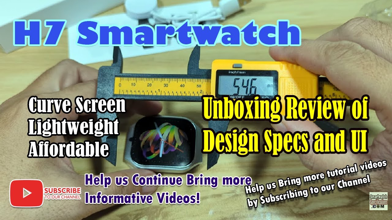 H7 Smartwatch - Unboxing Review of Design Specs and UI - A Laxasfit ...