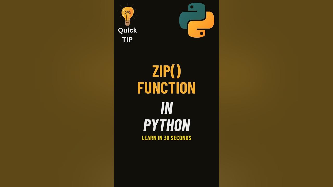 Python Zip Function Pythonbasics Python Pythontutorial Python3 4028