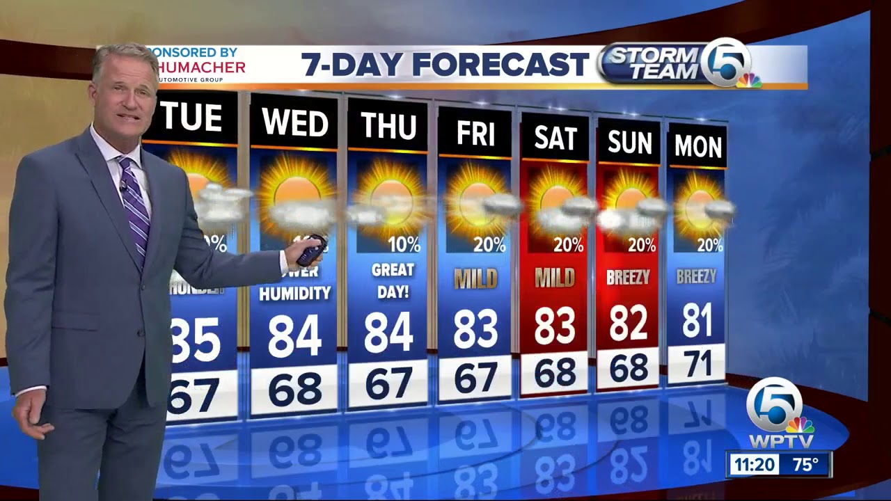 Latest Weather Forecast 11 p.m. Monday - YouTube