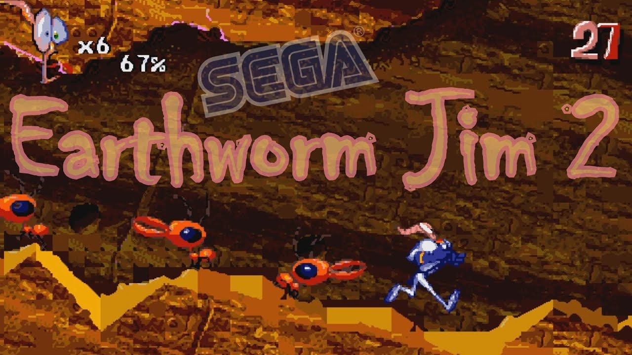 Earthworm Jim 2 - (16 Bit Sega Genesis) - Full Walkthrough ...