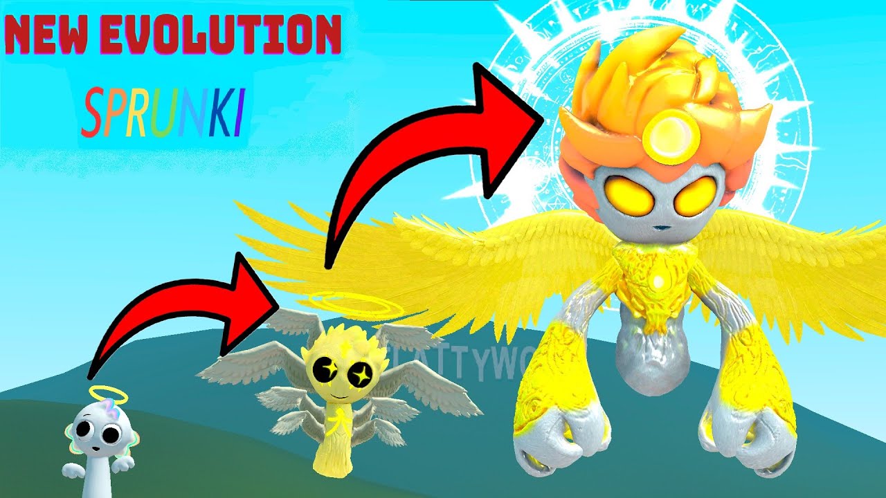 NEW EVOLUTION OF ANGEL SPRUNKI PHASE SONG In Garry`s Mod! - YouTube