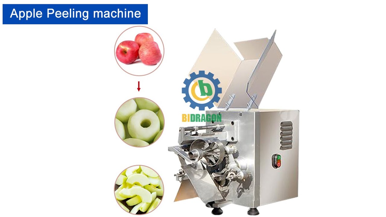 Fully Automatic Apple Peeling machine #peelingmachine #applepeelingmachine - YouTube