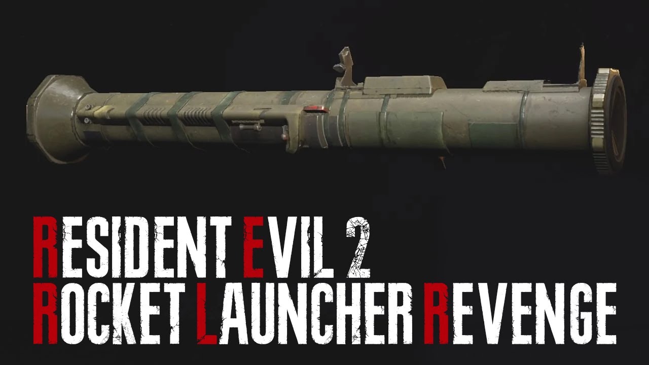 Resident Evil 2 Remake Claire A Hardcore (PS4) Rocket Launcher Revenge ...