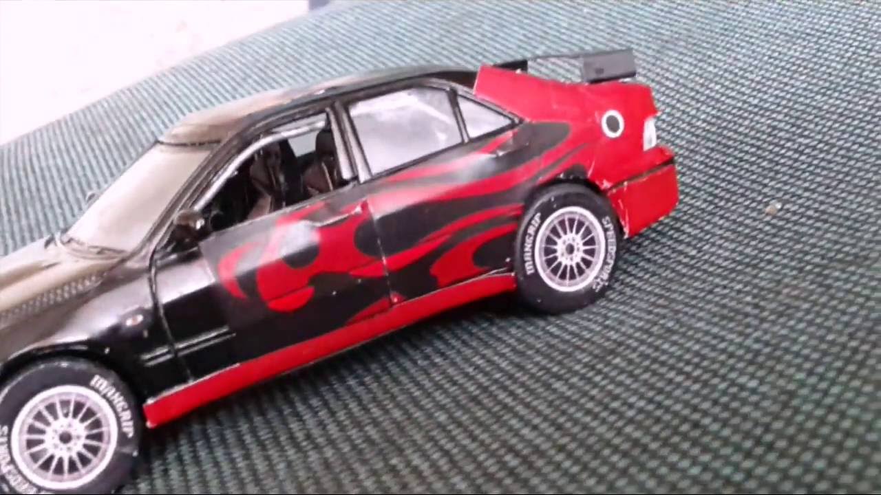 Insetta Sport from FlatOut 2 scale model 1:36 (handmade) Обзор - YouTube