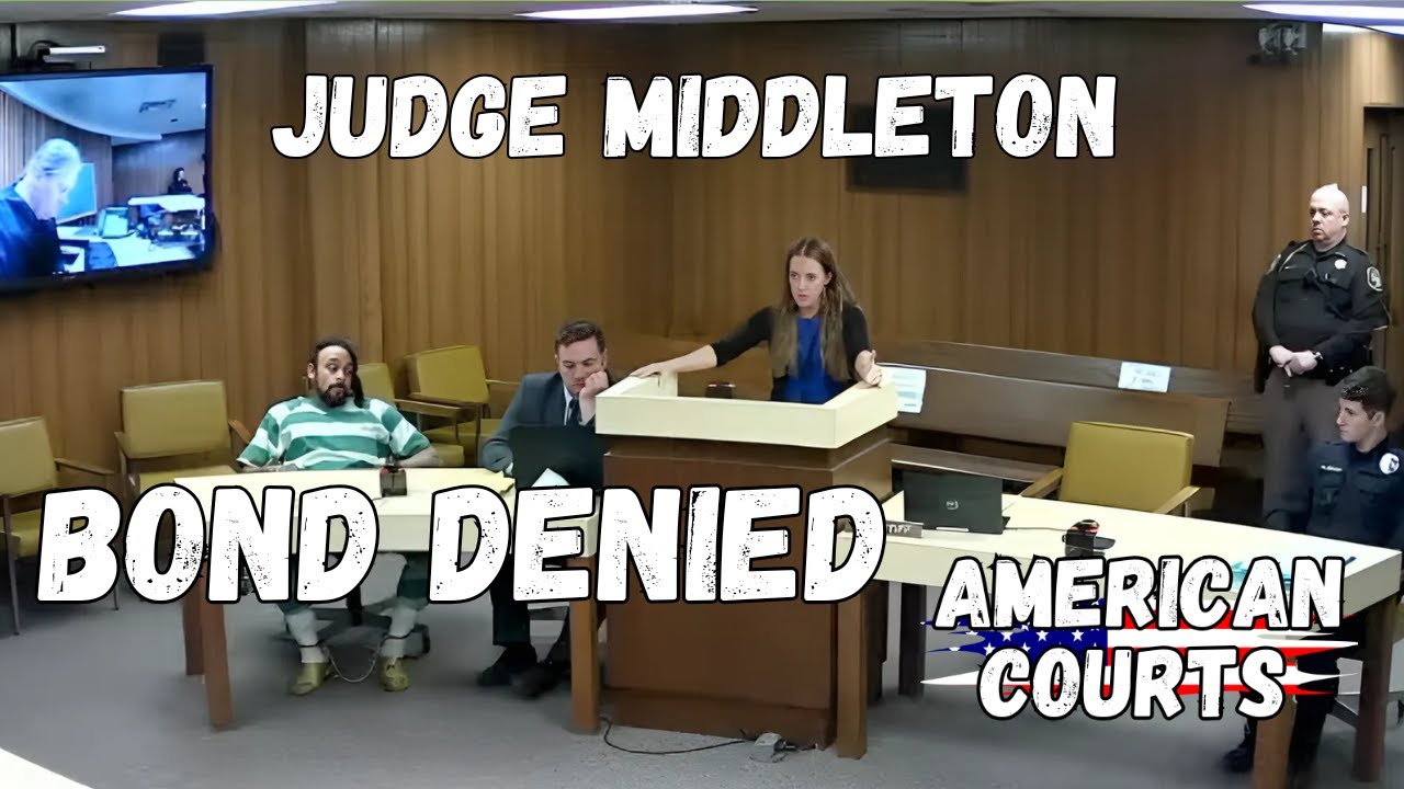Judge Jeffrey Middleton: Bond Denied - YouTube