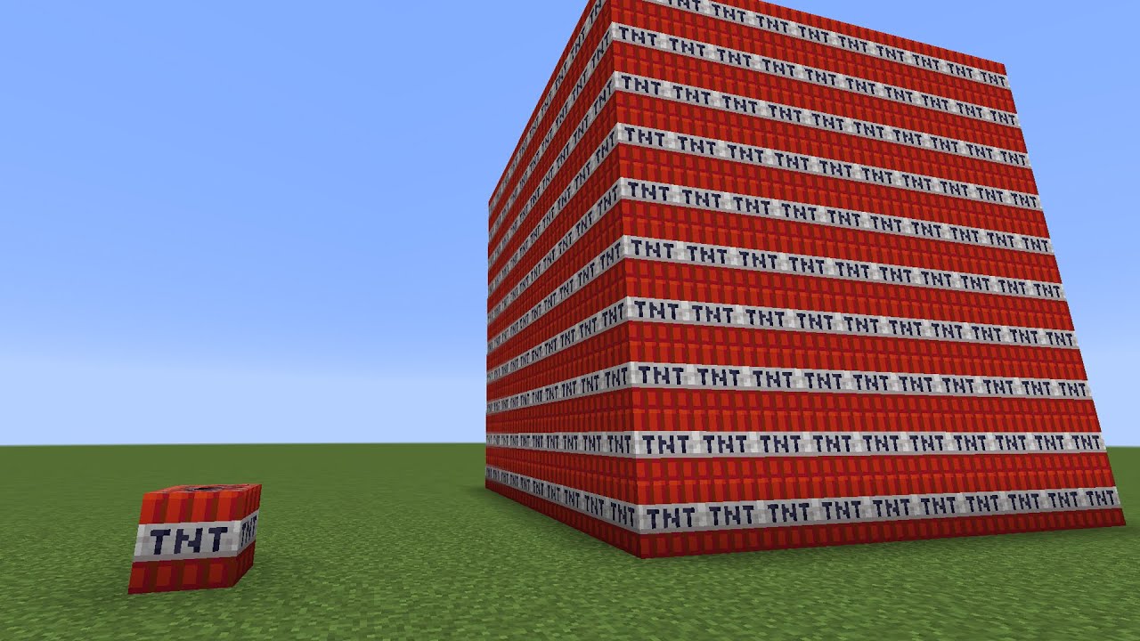 1 TNT VS 1000 TNT - YouTube