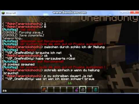 Minecraft Trolling mit Vanish-Plugin (German) Troll2 part 1/5 - YouTube