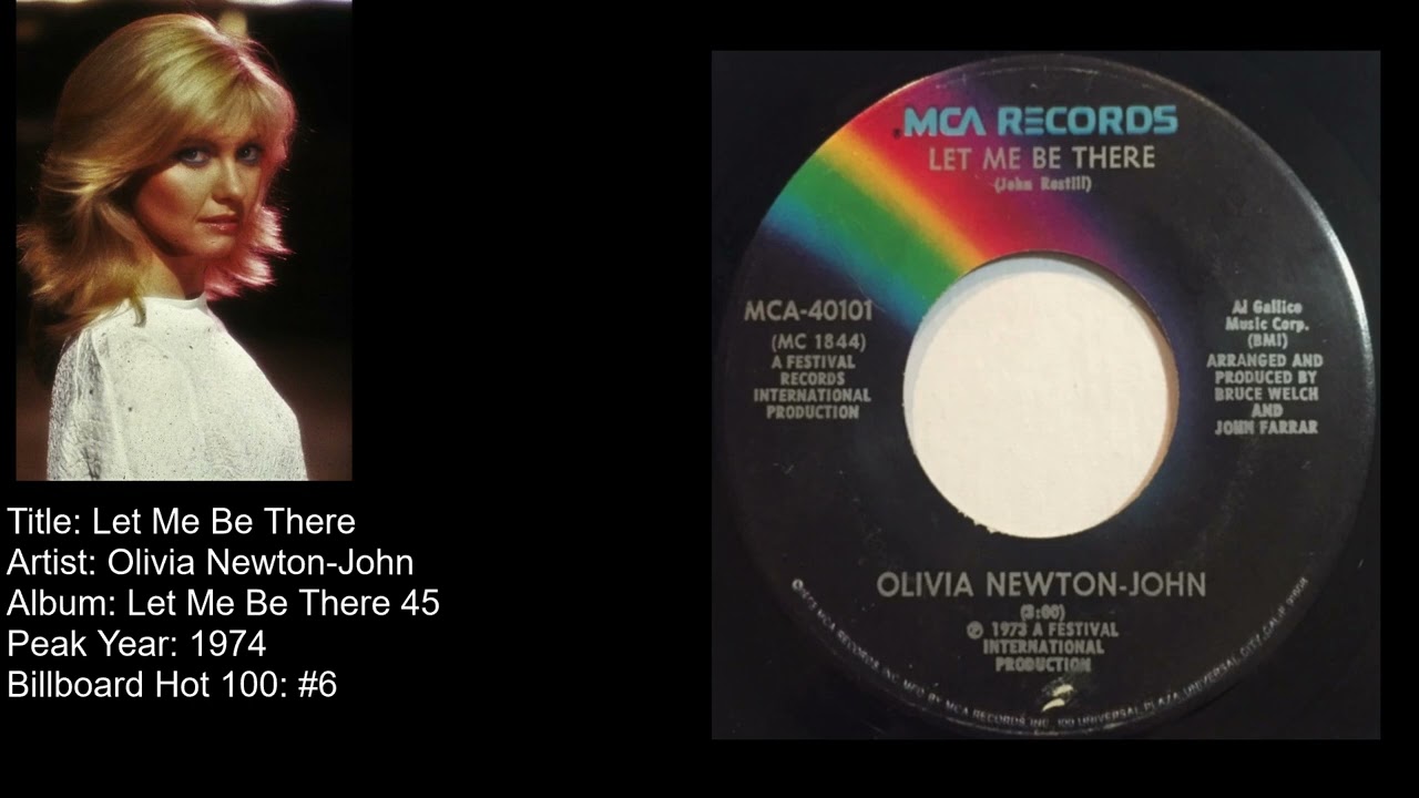 Olivia Newton-John: Let Me Be There - YouTube